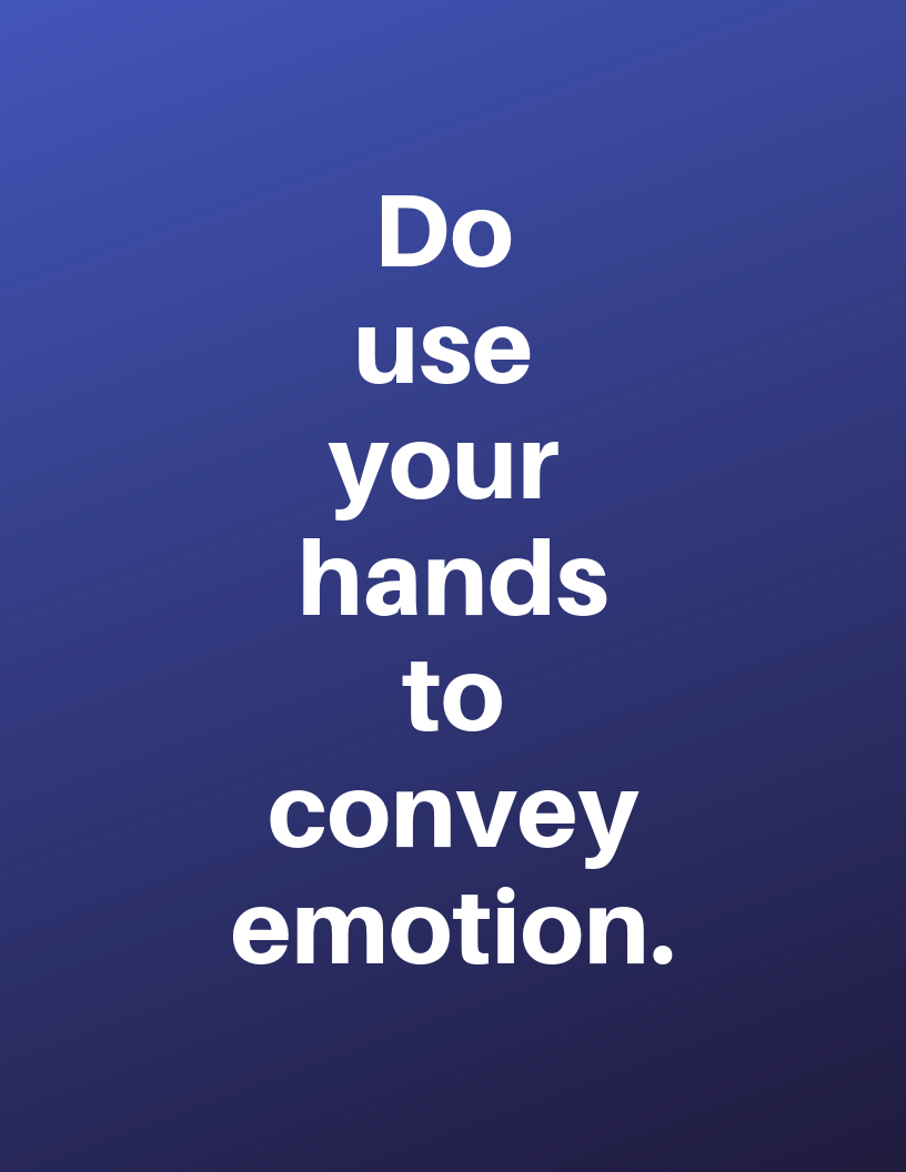 Hand gestures when public speaking (part 4) | Zumwald and Company ...